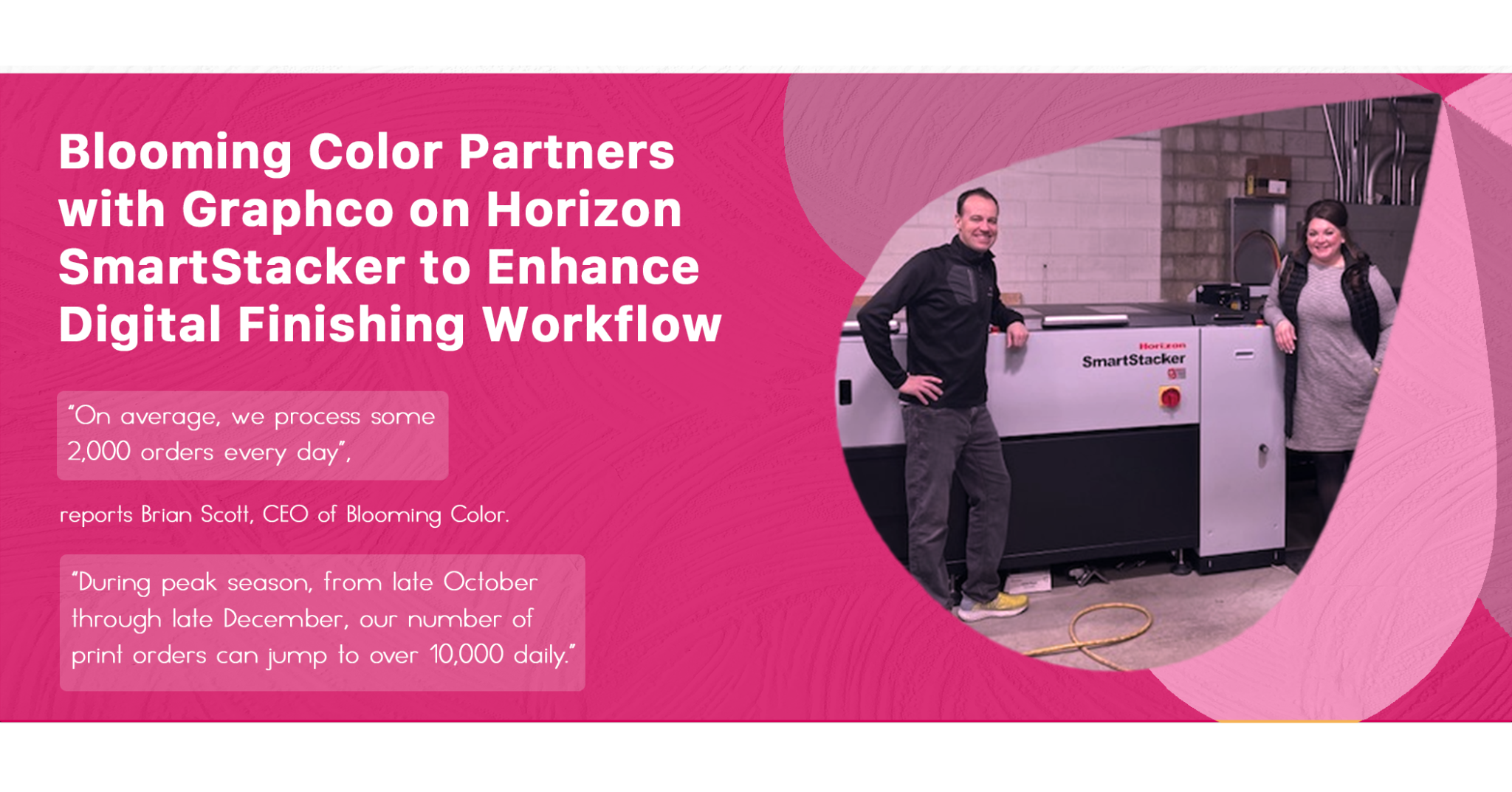 Blooming Color Partners with Graphco on Horizon SmartStacker to Enhance Digital Finishing ...