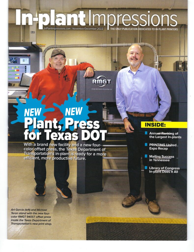 Two Texas State-Agency In-plants add RMGT Offset Presses - Graphco